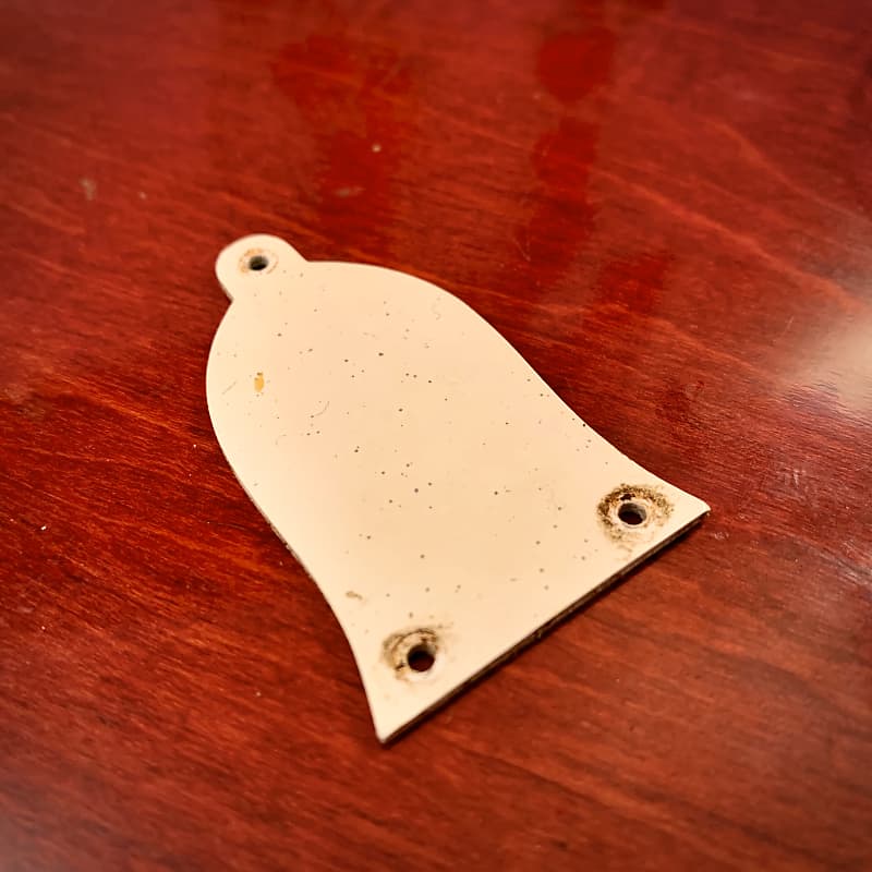 Kay Truss rod cover 1962 White original vintage Kraftsman | Reverb