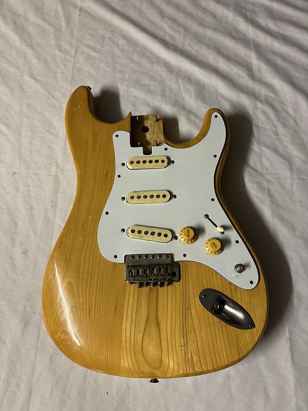Montaya Loaded Strat Style Electric Guitar Body MIK Korea | Reverb