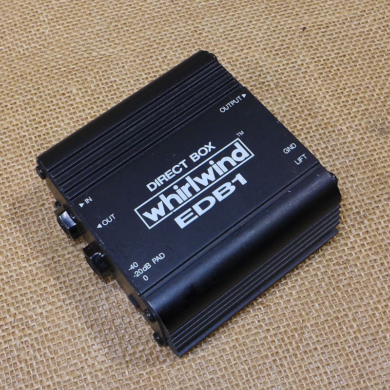 Whirlwind EDB1 Passive Direct Box DI Box - Same Day Shipping | Reverb
