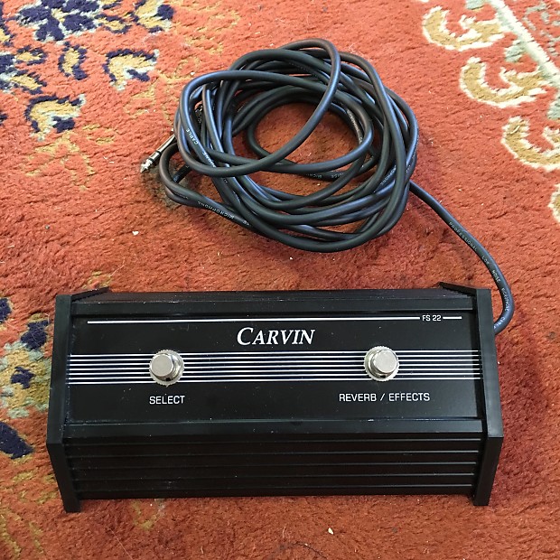 Carvin FS22 EQ And Effects Loop Footswitch - AG100D SX V3 | Reverb