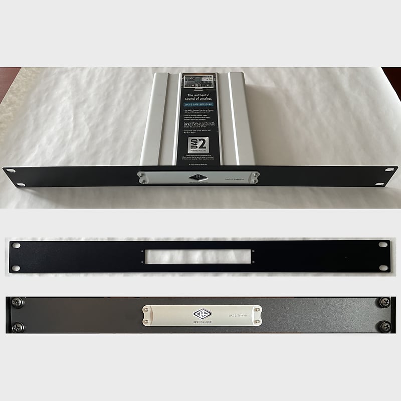 Custom made 1U rack faceplate for UNIVERSAL AUDIO UAD-2 | Reverb