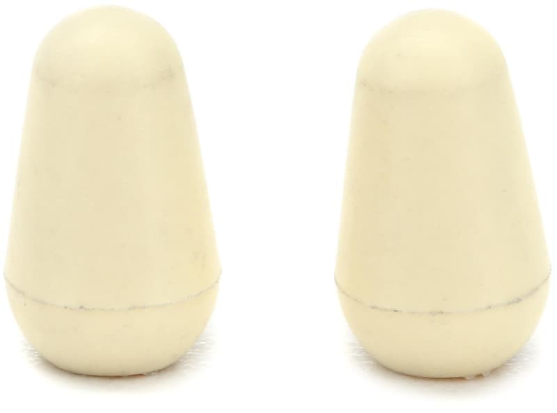 Fender Road Worn Stratocaster Switch Tip (2) - Aged White | Reverb