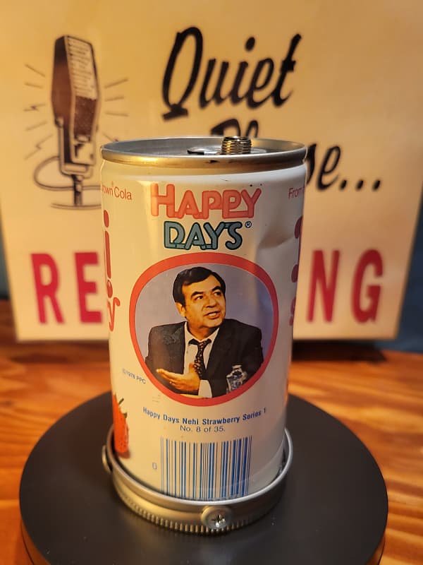 Lo Fi Soda Can Microphone - Nehi Strawberry, Happy Days | Reverb