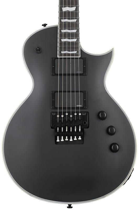 ESP LTD EC-1000FR Electric Guitar - Black Satin (LEC1KFRBSd3) | Reverb