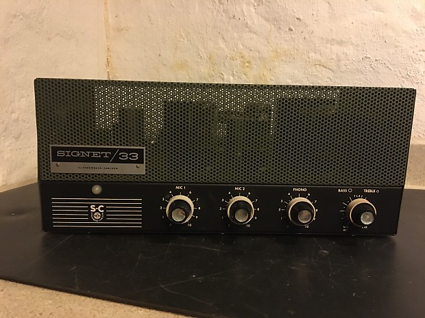 Stromburg Carlson Signet 33 Tube Amplifier 1960s Serviced & | Reverb