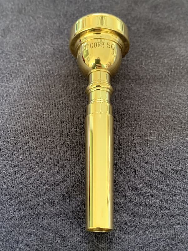 Vincent Bach CORP. 5C 1980s Gold Plated | Reverb