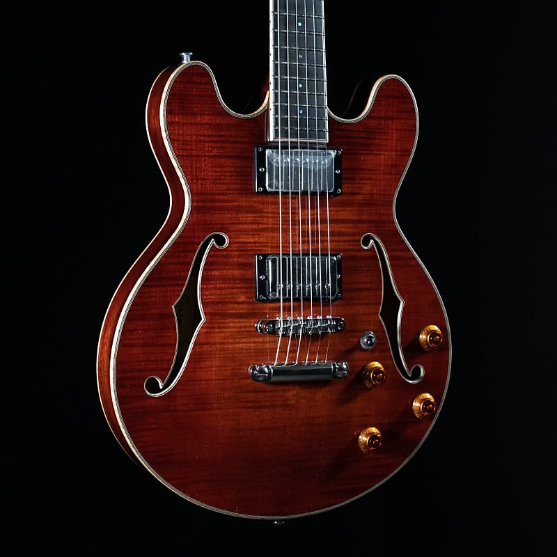 Eastman T184-MX, Fully Solid Carved Thinline, Maple Top, | Reverb