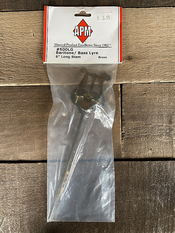 APM Baritone / Bass Lyre, 6" Long Stem, Brass | Reverb