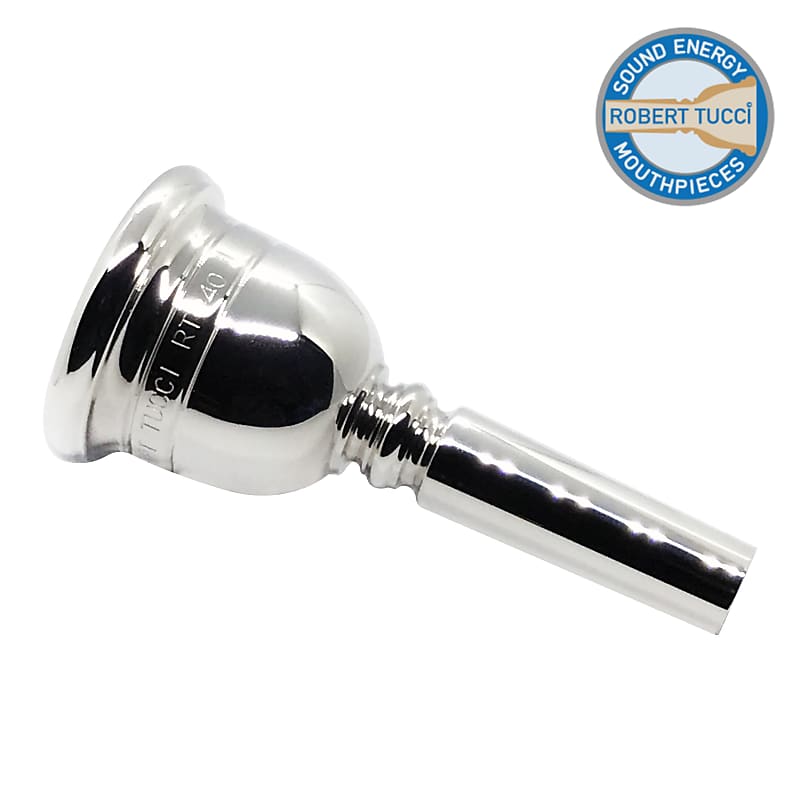 Robert Tucci RT-40 Tuba Mouthpiece - Silver | Reverb