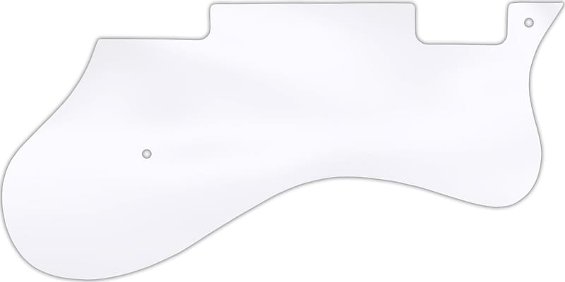 WD Custom Pickguard For Epiphone Riviera #45T Clear Acrylic | Reverb