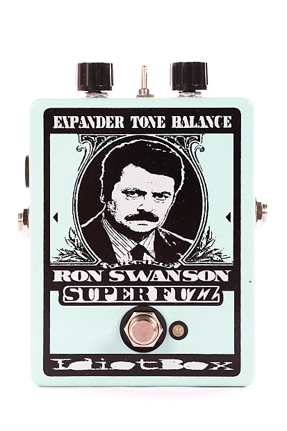 IdiotBox Effects Ron Swanson Super Fuzz Guitar Effects Pedal | Reverb