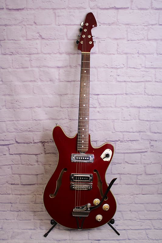 Vintage 1960's Teisco EP-10T Semi Hollow Electric 👀 | Reverb