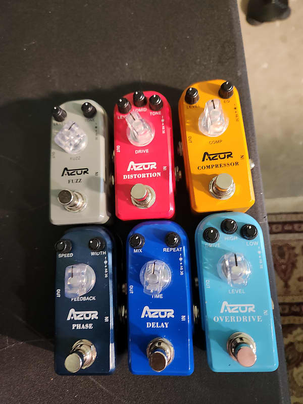 AZOR Fuzz, Distortion, Compressor, and Phase Pedals | Reverb