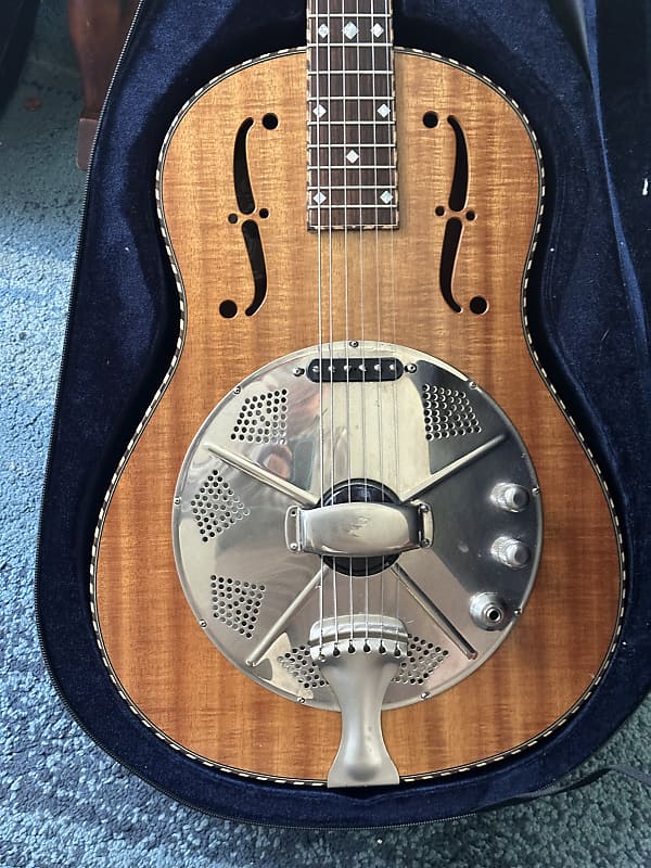 National Custom Deluxe Estralita 2008 - Koa | Reverb