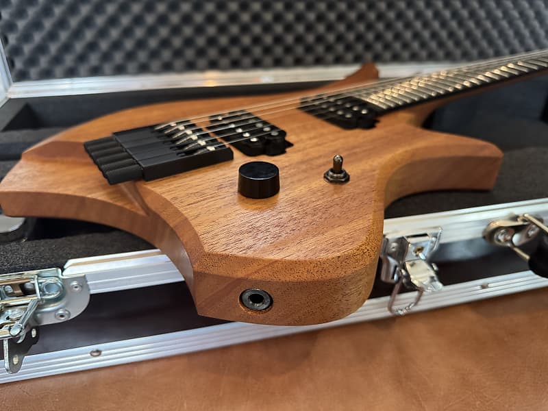 Odem Tenua headless mahogany guitar ABM bridge boutique | Reverb