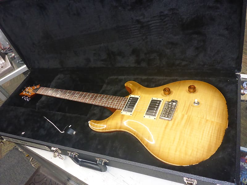 PRS Custom 24 Fret 10 Top Hollow Bird Inlay w/Case 2008 | Reverb