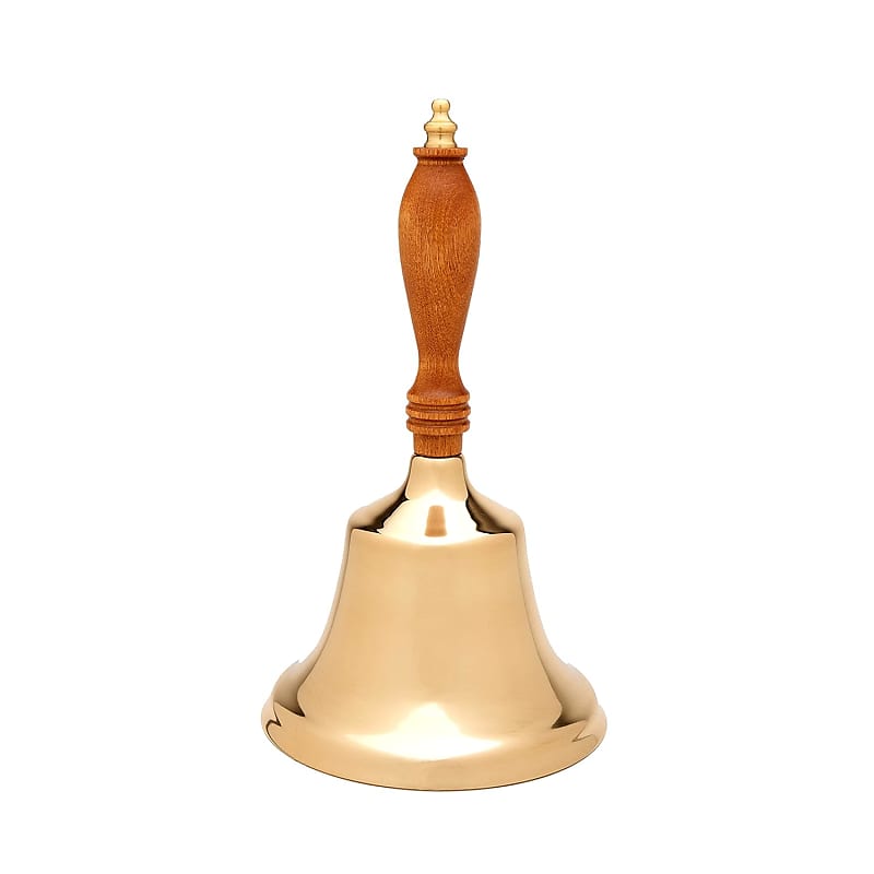 Solid Brass Hand Bell | 10Hb | New England Hardwood Handle | | Reverb