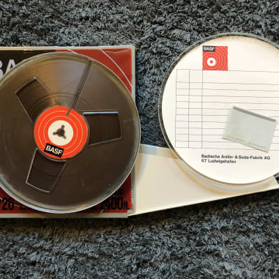 BASF DP26 LH Reel to Reel Recording Tape/ 7” take up reel | Reverb