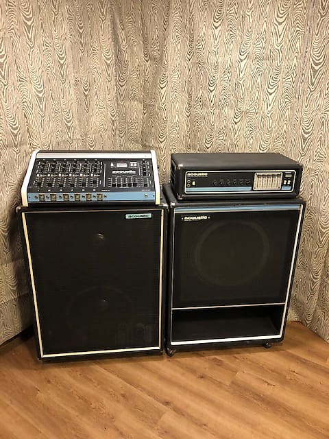 Acoustic brand pa, power head and speakers | Reverb