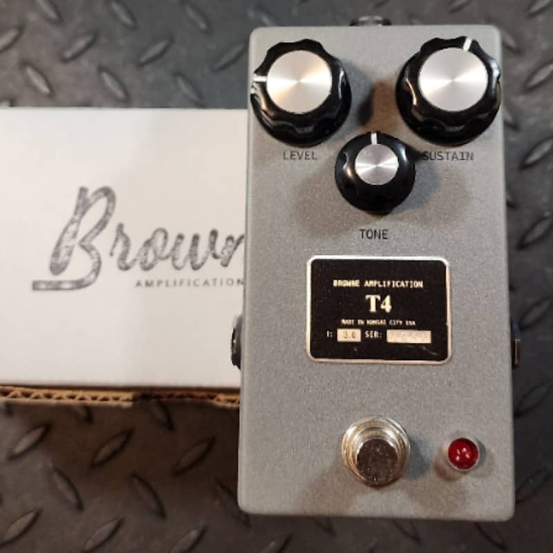 Browne Amplification T4 Fuzz Recent Grey | Reverb