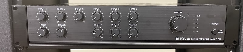 TOA - A-700 Series Integrated Mixer/Amplifier - 240W | Reverb