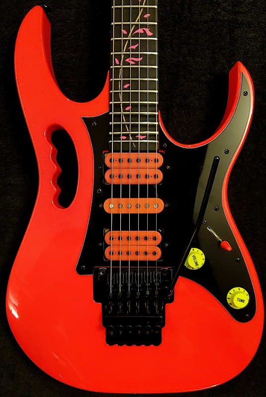 RG570 Custom JEM777 VSK conversion! Vai Jem Shocking Pink! | Reverb