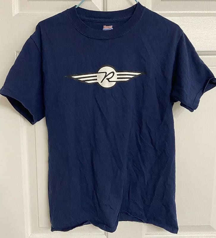 Reverend Classic Logo T-shirt - Unisex Small, Dark Blue | Reverb