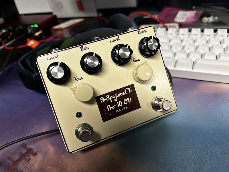 PedalPCB Pro-10 protien overdrive clone 2023 - Off white | Reverb
