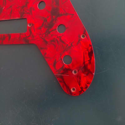 Rostov Bas-2 Soviet Red Pearloid Pickguard | Reverb