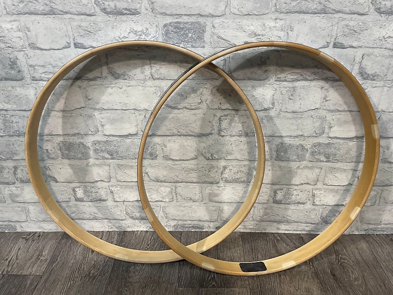 Pearl Export EXX Bass Drum 20" Wooden Hoops Rims Hardware | Reverb
