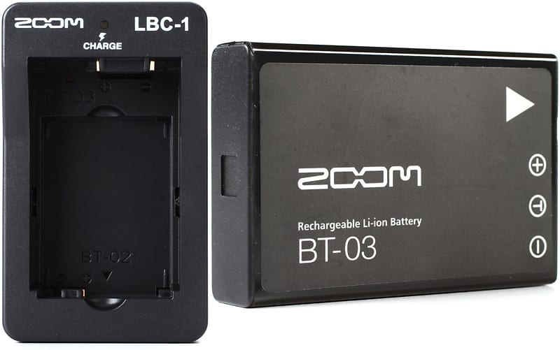 Zoom BT-03 Rechargeable Battery for Q8 Recorder + Zoom ZLBC1 | Reverb