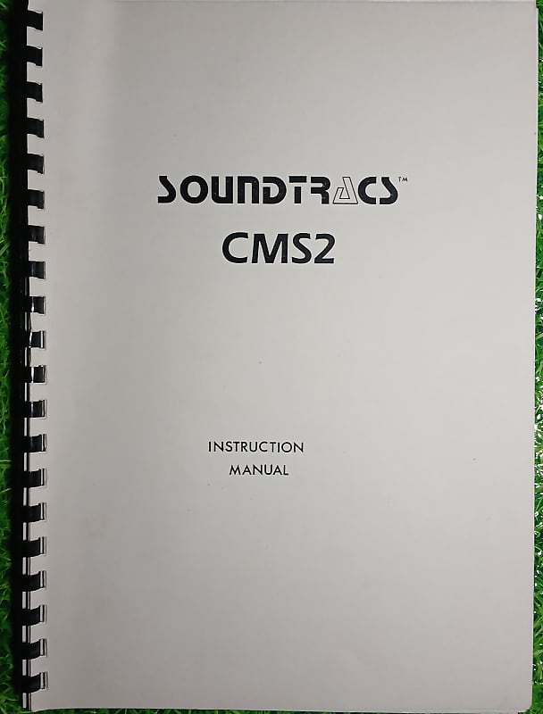 Instruction Manual for Soundtracs CMS2 1980 | Reverb