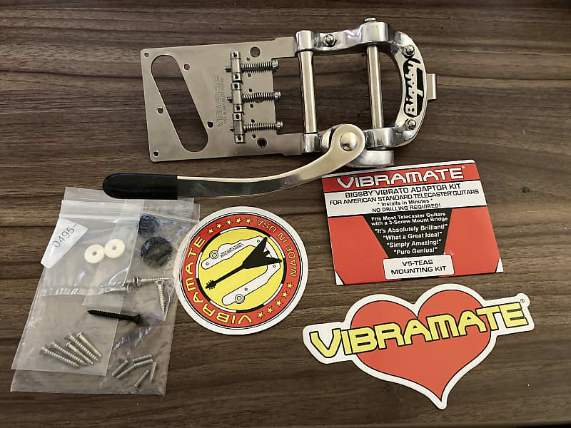 Vibramate Left Handed Vibramate Telecaster Mounting Kit | Reverb