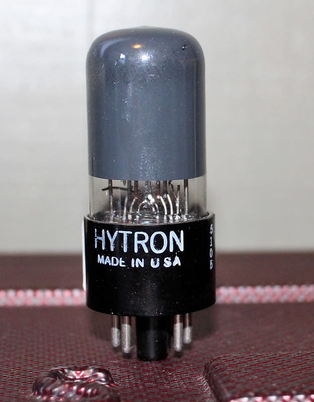 CBS HYTRON 6V6GT BLACK PLATE D GETTER TEST NOS++ MINTY | Reverb