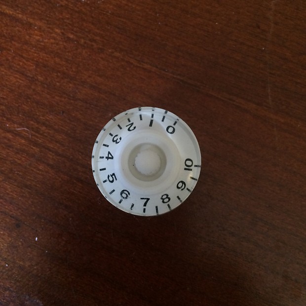 aftermarket les paul style speed knob white new white | Reverb