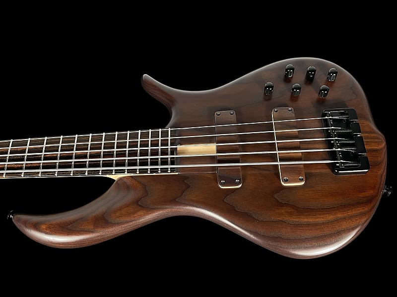 2022 F Bass BN5 Roasted Ash 5 String Bass with Active | Reverb Canada