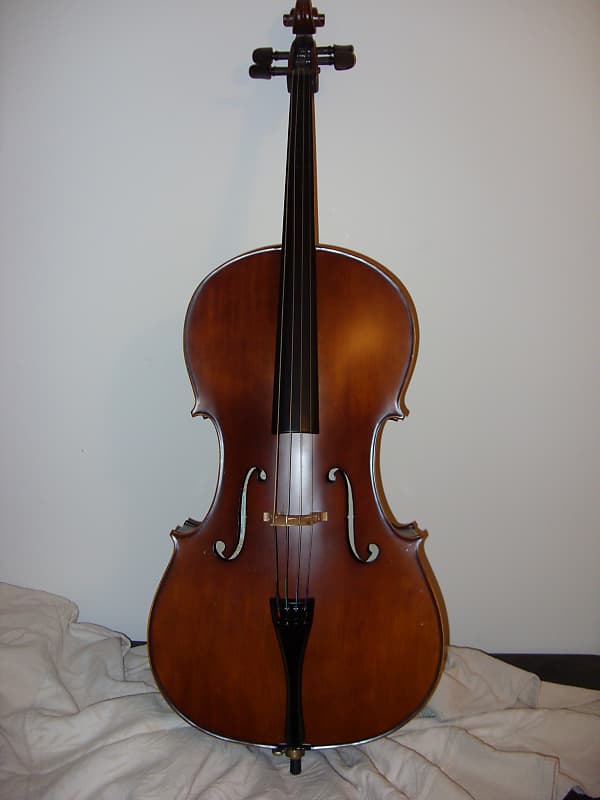 Cello. Student 3/4 size; H. Luger, Stradivarius Model #CC100 | Reverb