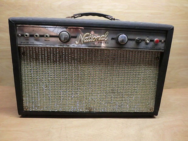 Vintage 1964 NATIONAL "Dynamic 20" Guitar Amplifier Amp - | Reverb