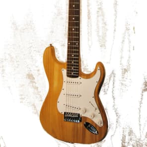 Stratocaster, Natural Wood Finish | Reverb