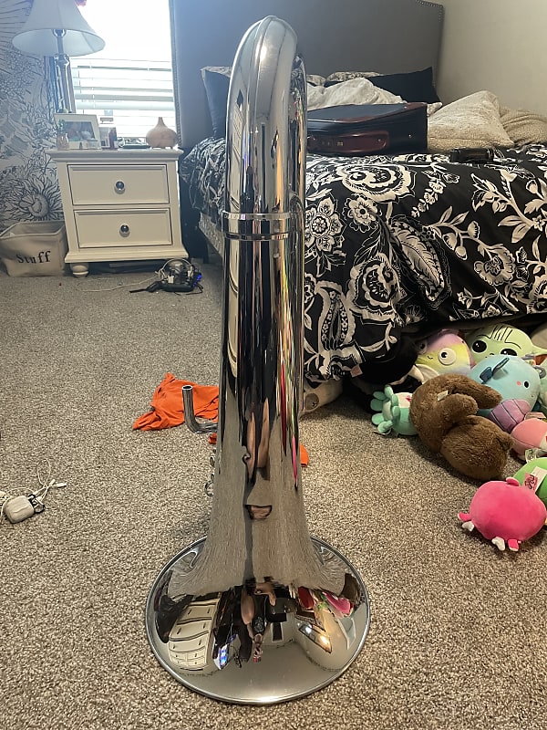 DEG Contrabass Bugle Silver | Reverb