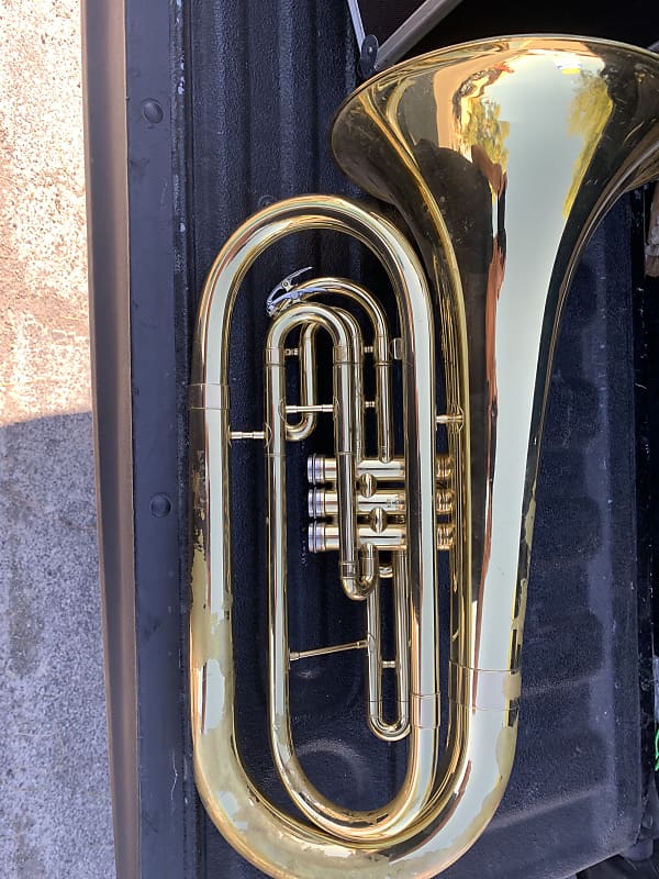 Bach B1106 marching baritone with case good shape | Reverb