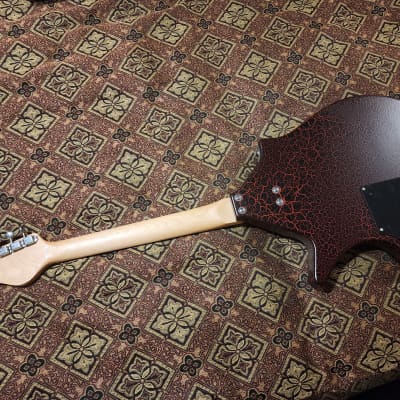 Rogue STR-1 Sitar Guitar - Crackle Red | Reverb