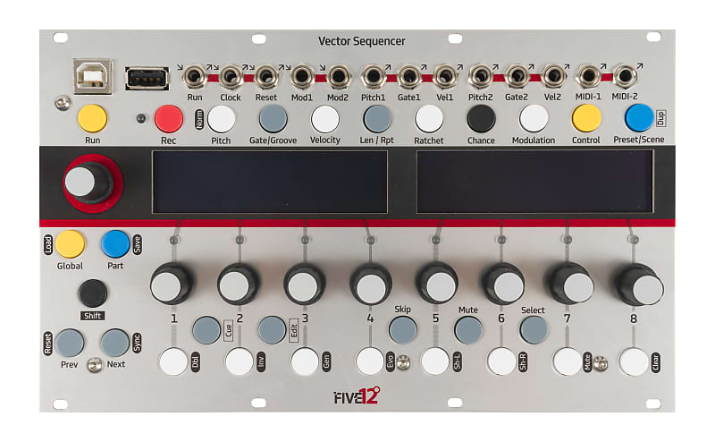 Five12 Vector Sequencer (Silver) [USED] | Reverb