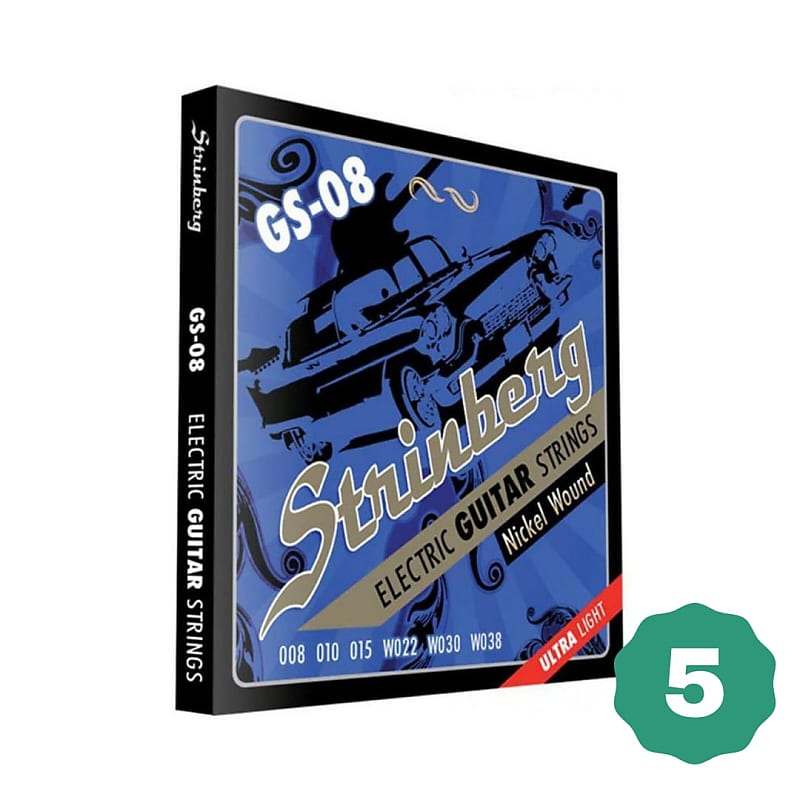 New Strinberg GS-08 Ultra Light Nickel Wound Electric Guitar | Reverb