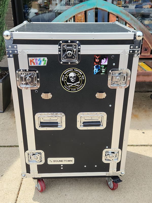 Sound Town MR-D12UT Rack Road Case w/ 2U Drawer & Foldable | Reverb