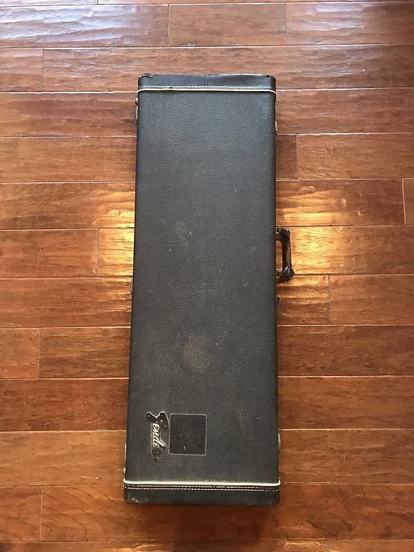 Fender Stratocaster Hard Shell Case 1966 Black | Reverb