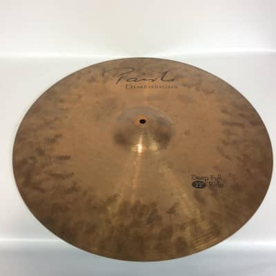 Paiste 22" Dimensions Deep Full Ride Cymbal 1999 - | Reverb España