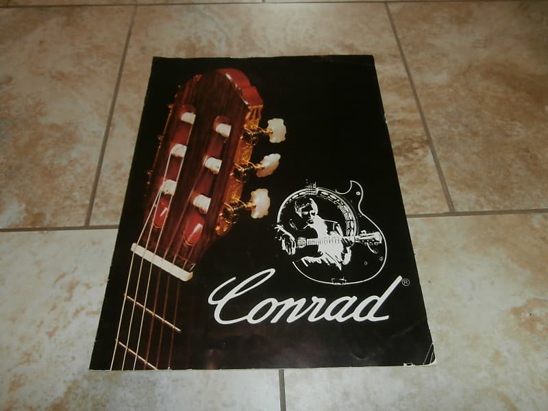 Vintage 1973 Conrad Full-Line Catalog! Lawsuit-Era Guitars. | Reverb