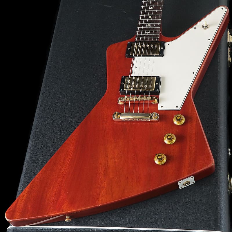 GIBSON CUSTOM 1958 Reissue Explorer Mahogany Faded | Reverb Canada