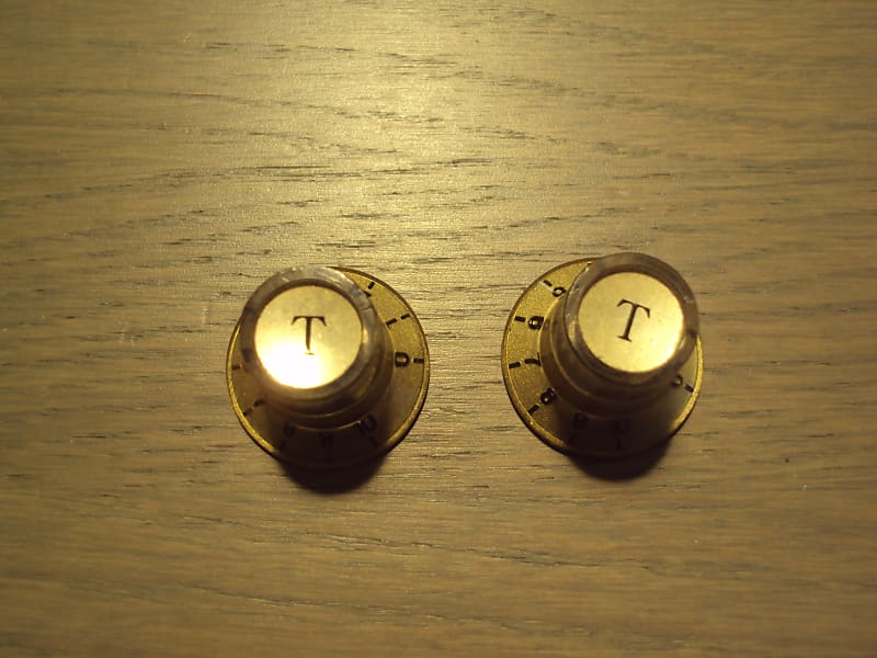 Teisco/Silvertone/Epiphone/Univox/Guyatone Two Tone Knobs | Reverb UK